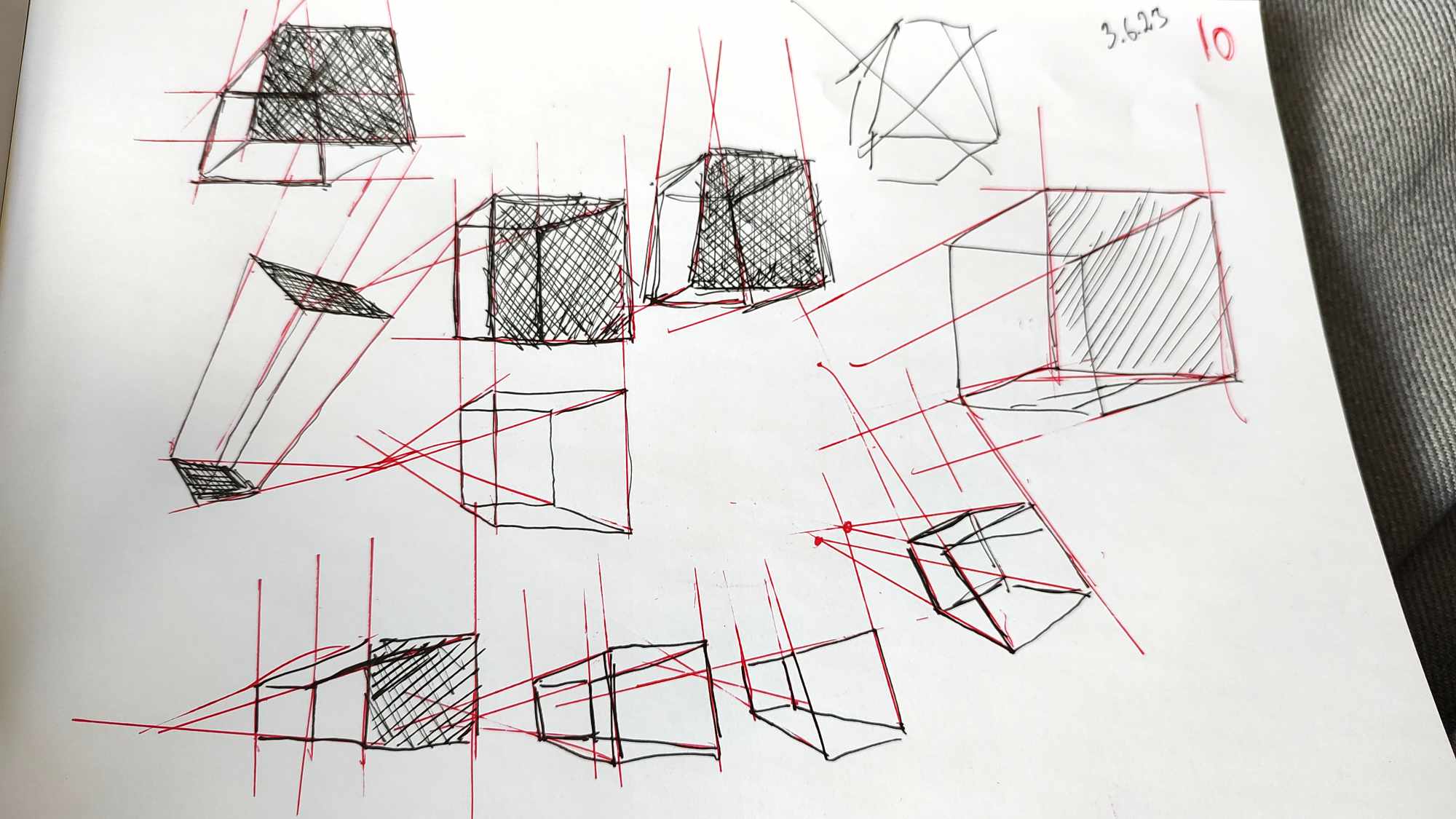 En beklagelig hændelse, og perspektivtegning – Jes Roger Petersen